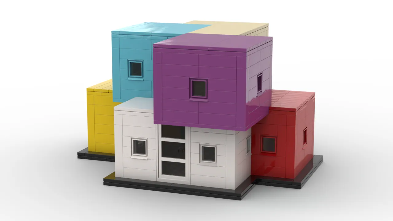 Colorful Blocky House | LEGO® Ideas