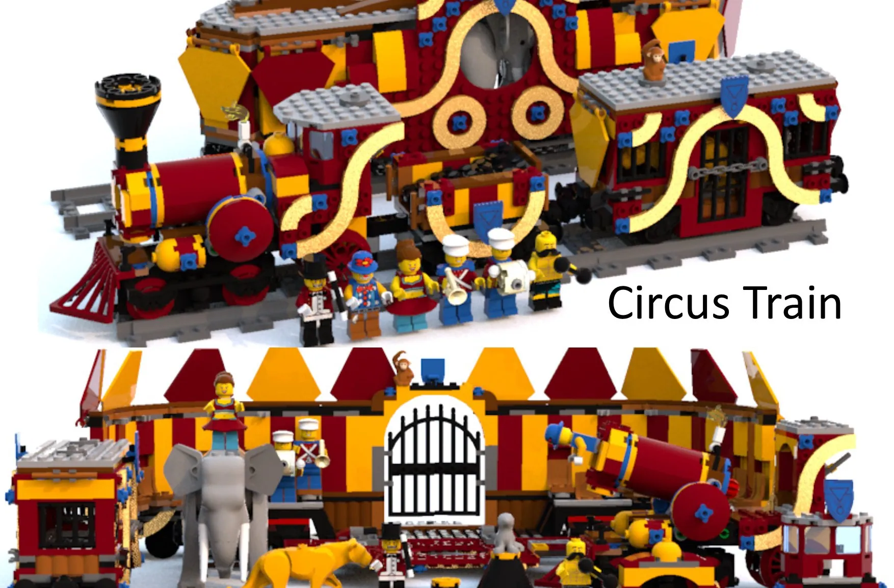 Barnum's Circus Train | LEGO® Ideas