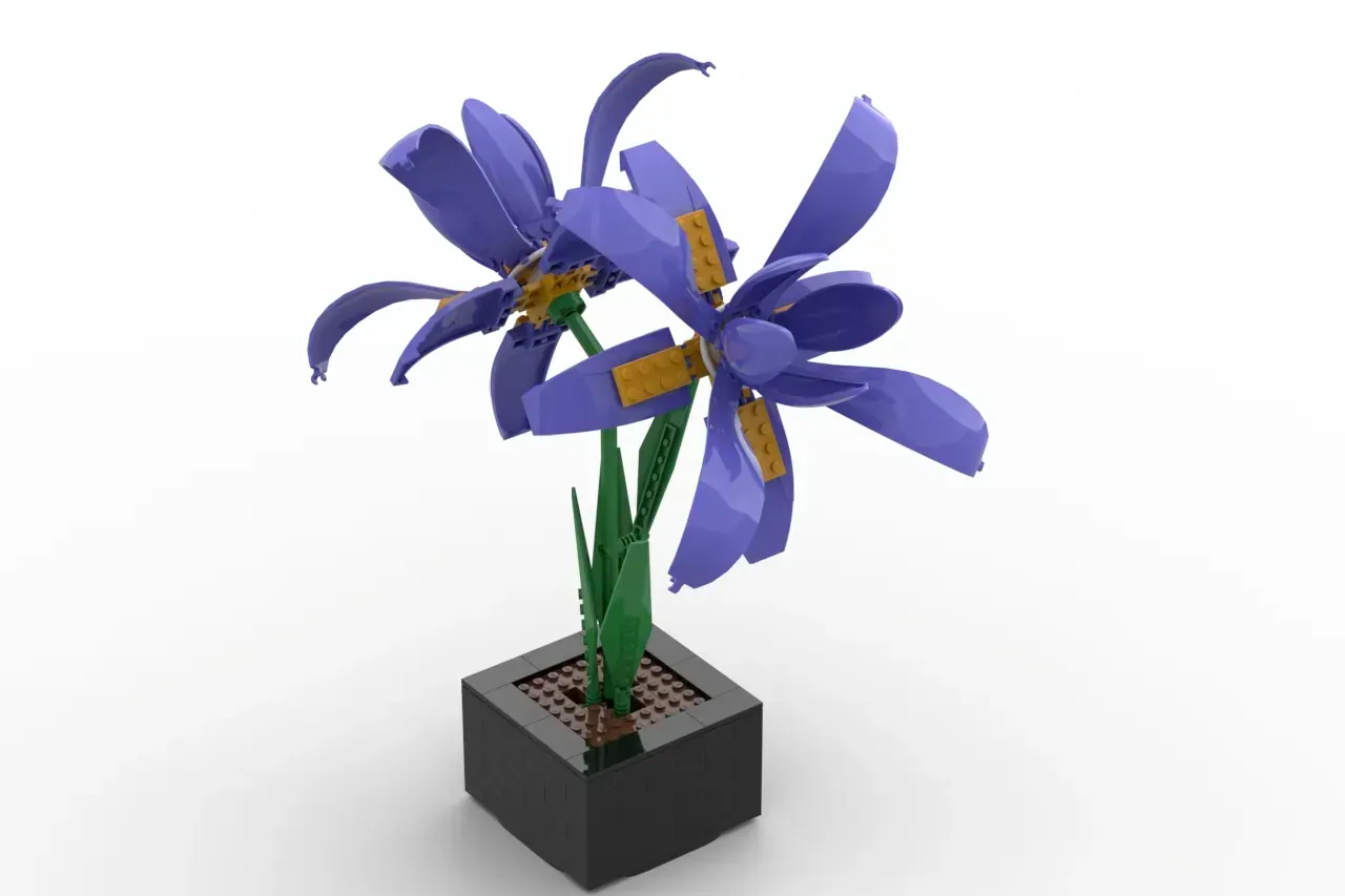 Iris Flower (Double) | LEGO® Ideas