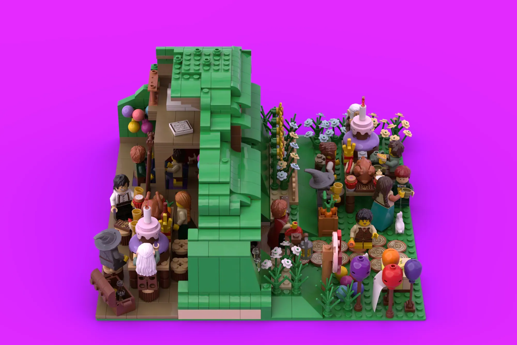 A Day-to-Night Party in the Shire | LEGO® Ideas