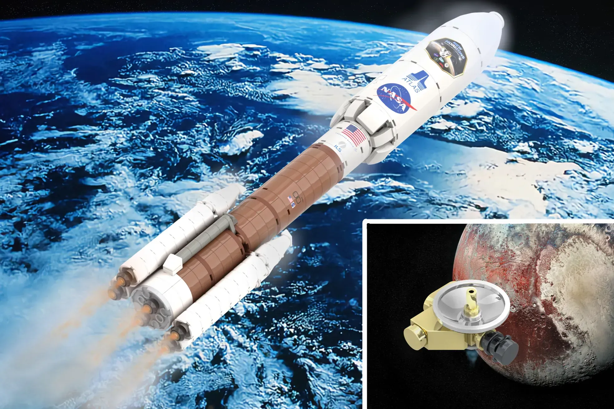 (1:110) New Horizons/ Atlas v - 551 | LEGO® Ideas