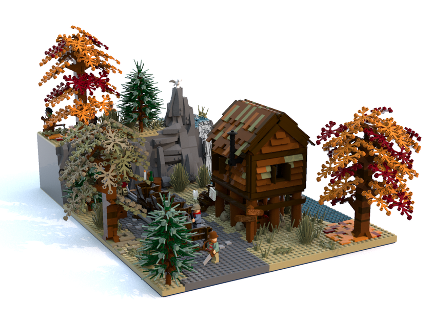 California Gold Rush Diorama