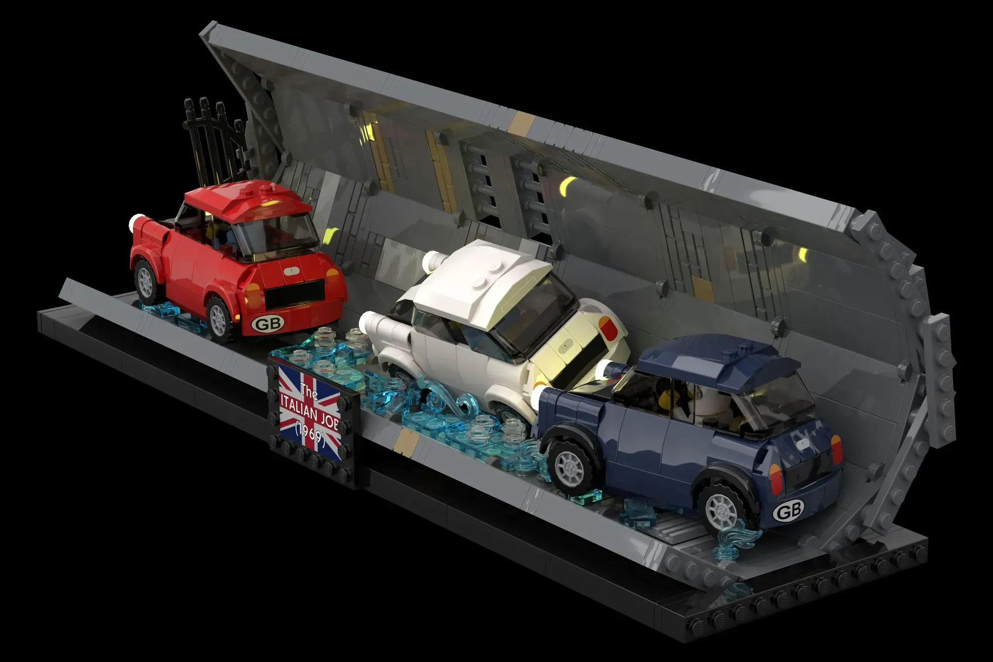 The Italian Job (1969) Sewer Pipe Display Diorama | LEGO® Ideas