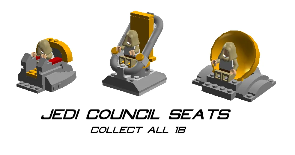 STAR WARS - collectible jedi council seats | LEGO® Ideas