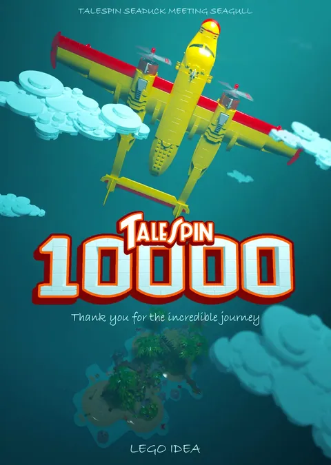 LEGO IDEAS - TaleSpin Seaduck Meeting Seagull