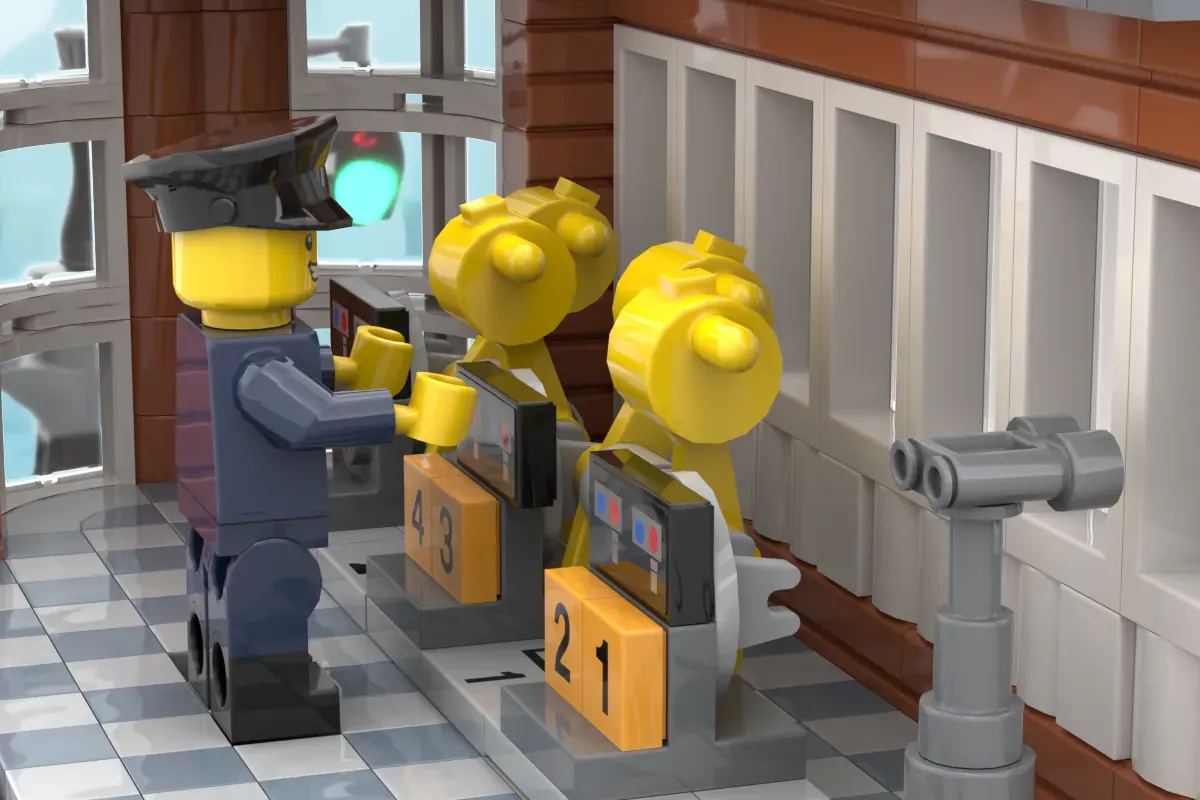 Signal Box / Switch Tower With Crossroad | LEGO® Ideas