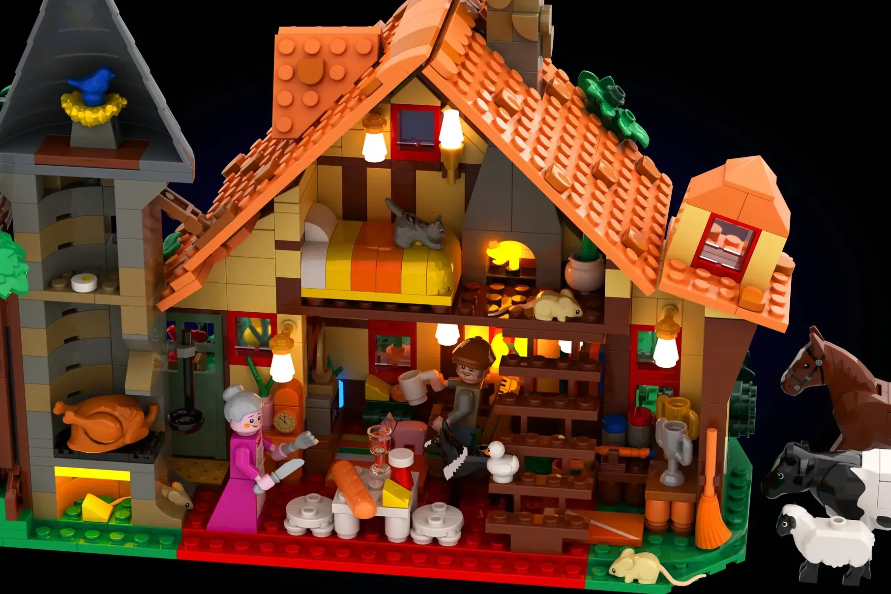 Babe the Sheep Pig's Farm Cottage | LEGO® Ideas