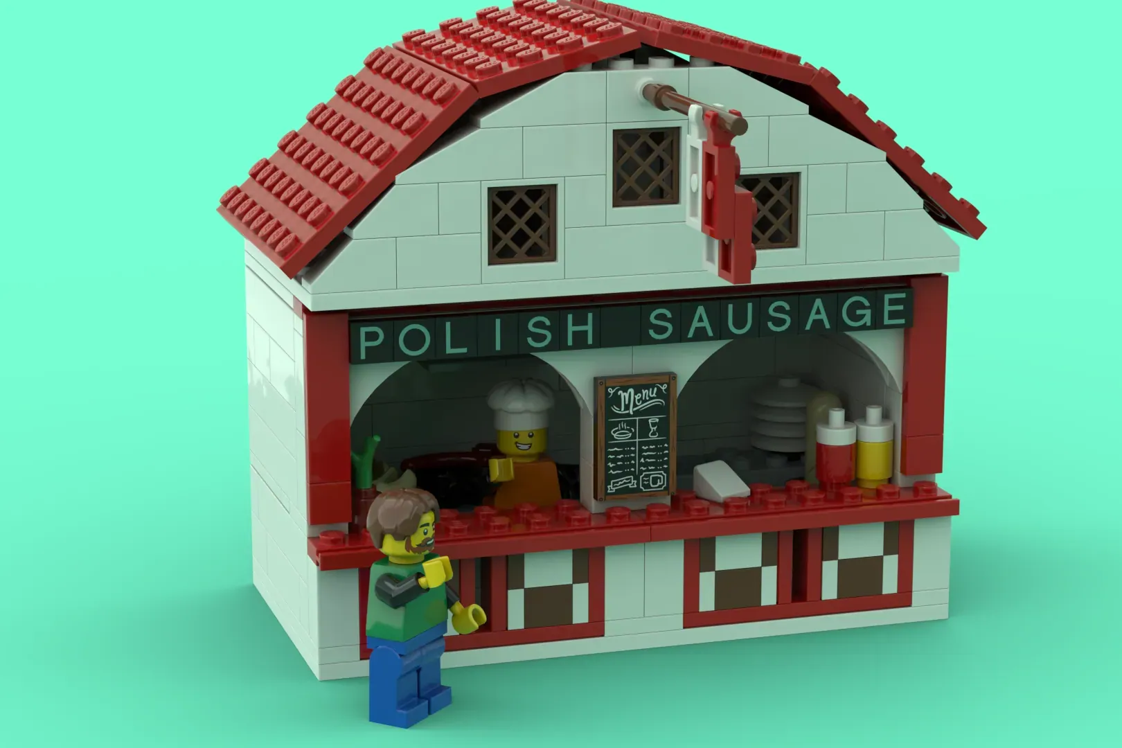 Polish Sausage Food Stand | LEGO® Ideas