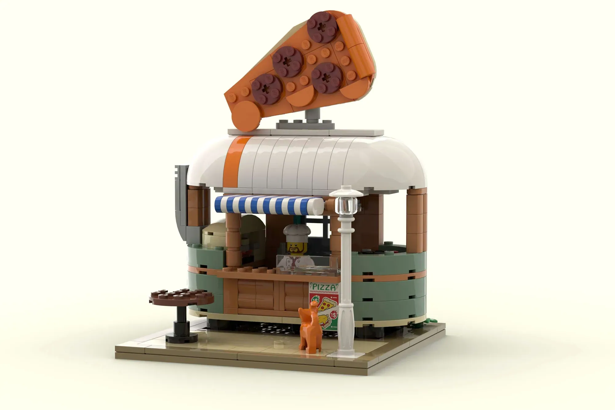 The Cheesy Drip Pizza Pod | LEGO® Ideas