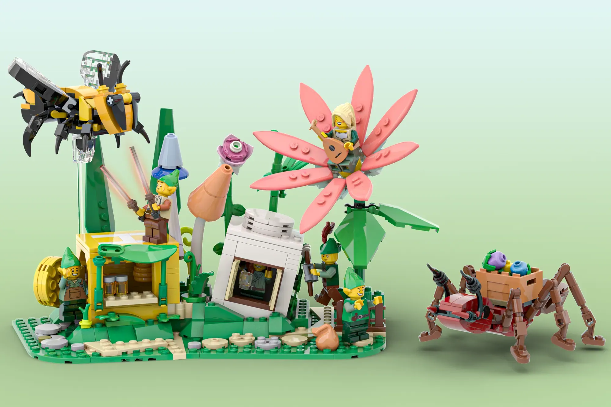 Secret Brick Haven Under the Grass | LEGO® Ideas