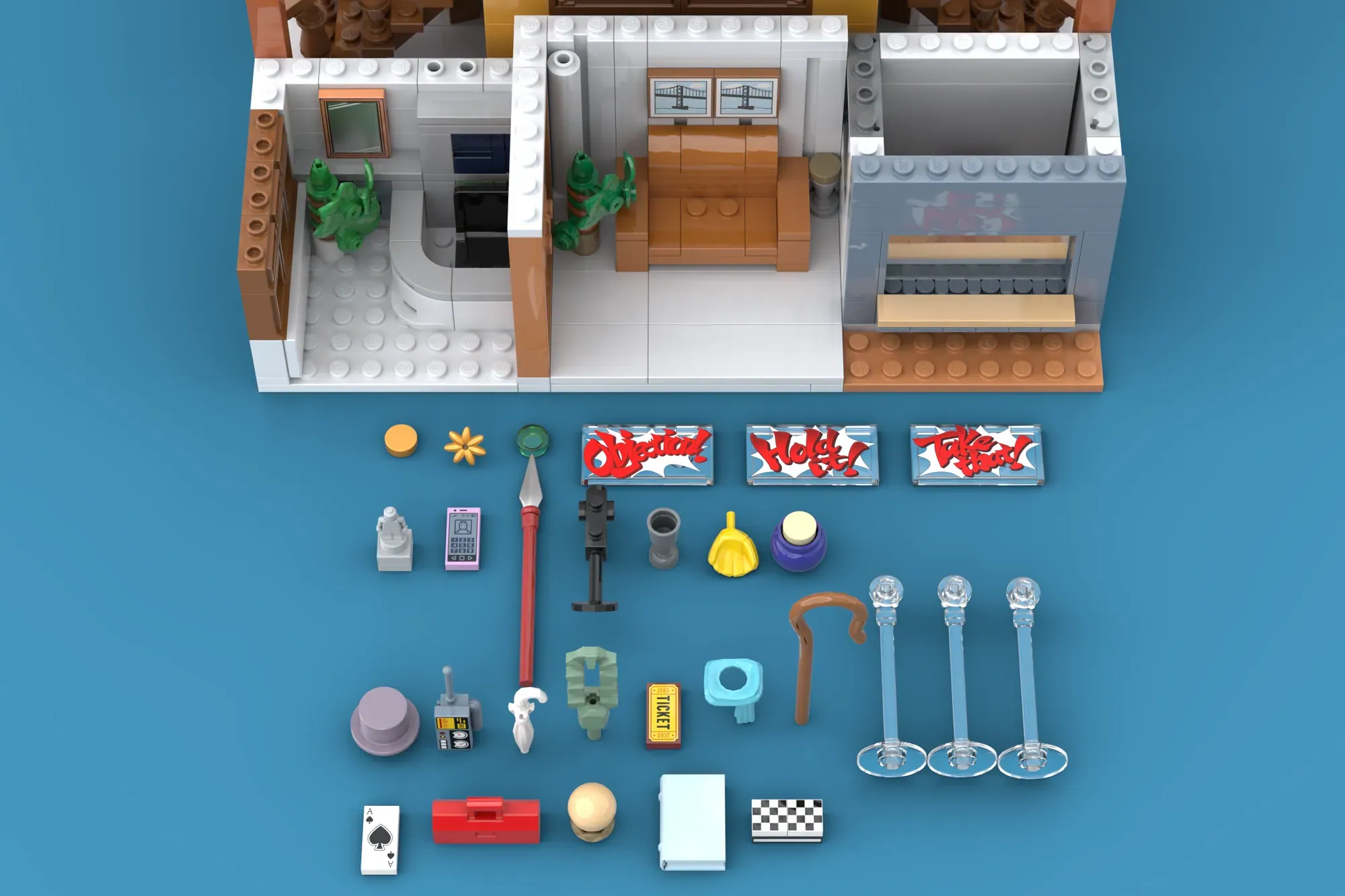 Ace Attorney - Courtroom | LEGO® Ideas