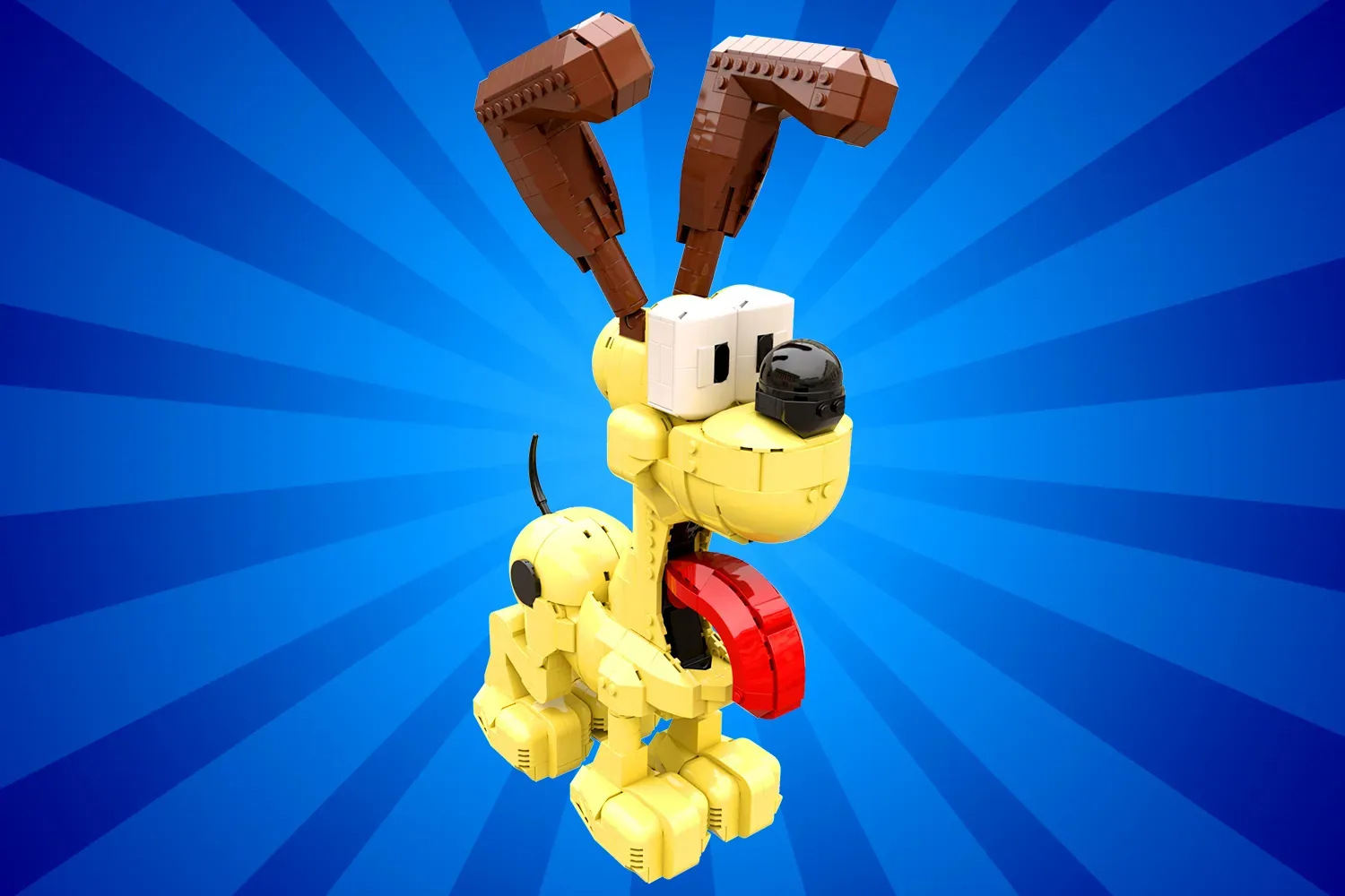 Odie, Garfield's Best Friend... Or Favourite Target! :D | LEGO® Ideas