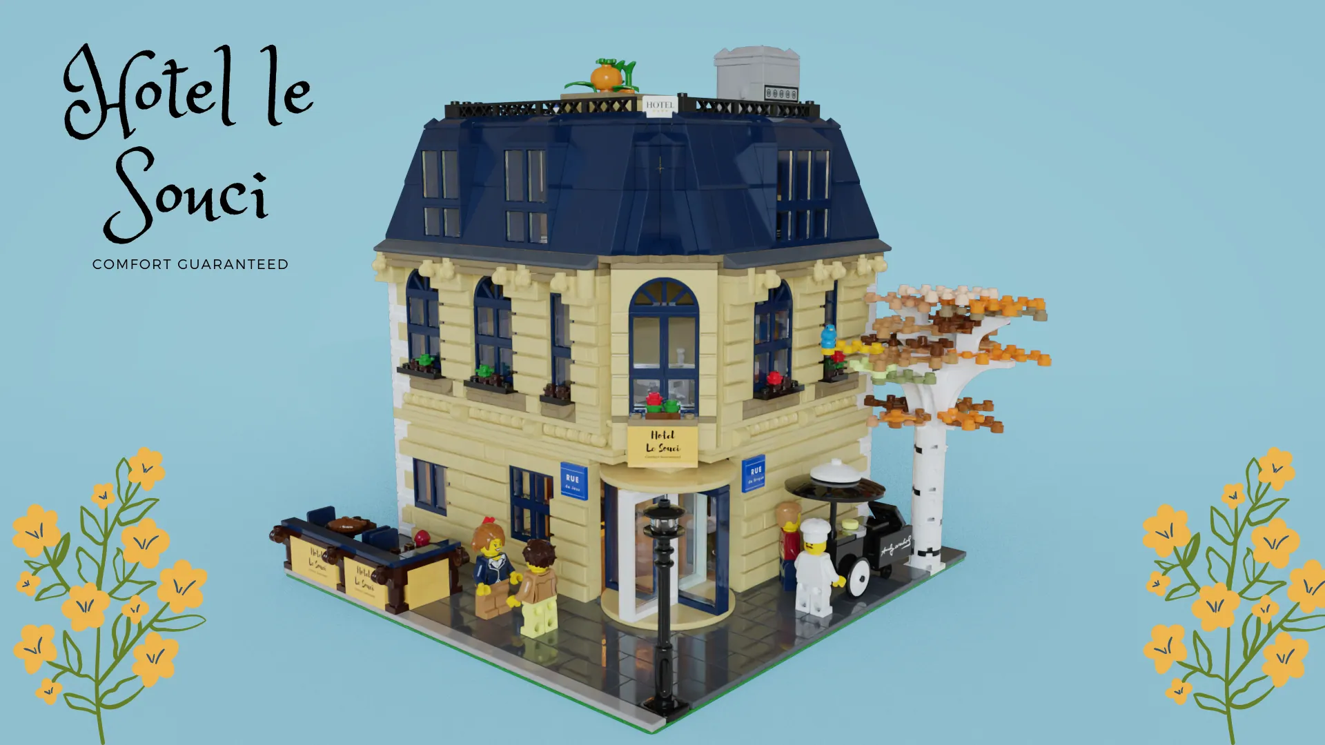 Hotel Le Souci - The Marigold | LEGO® Ideas
