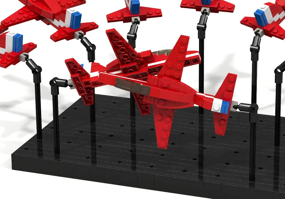Lego Red Arrow [Red Arrows] [BrickLink]