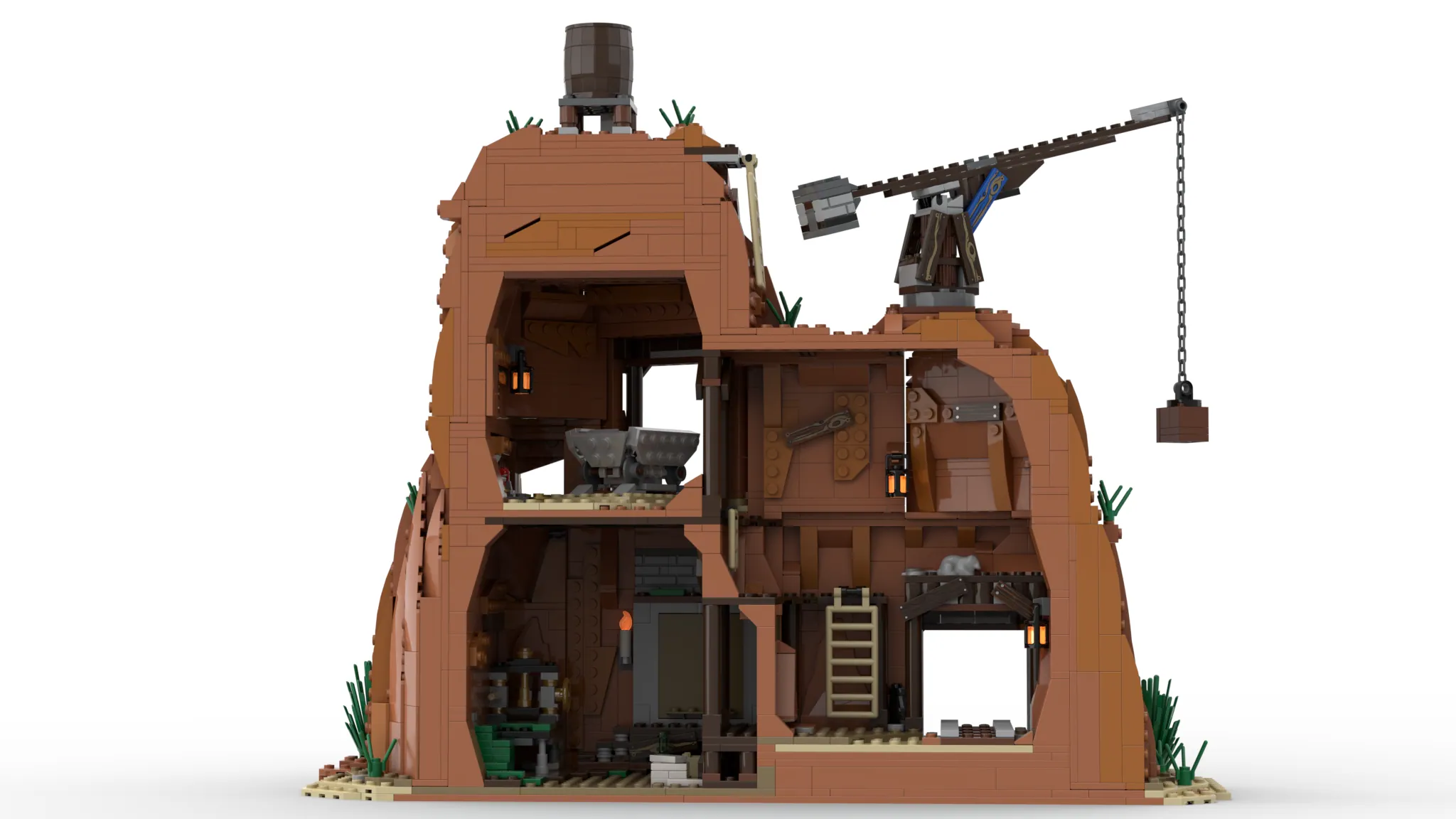 Red Rock Goldmine Hideout | LEGO® Ideas