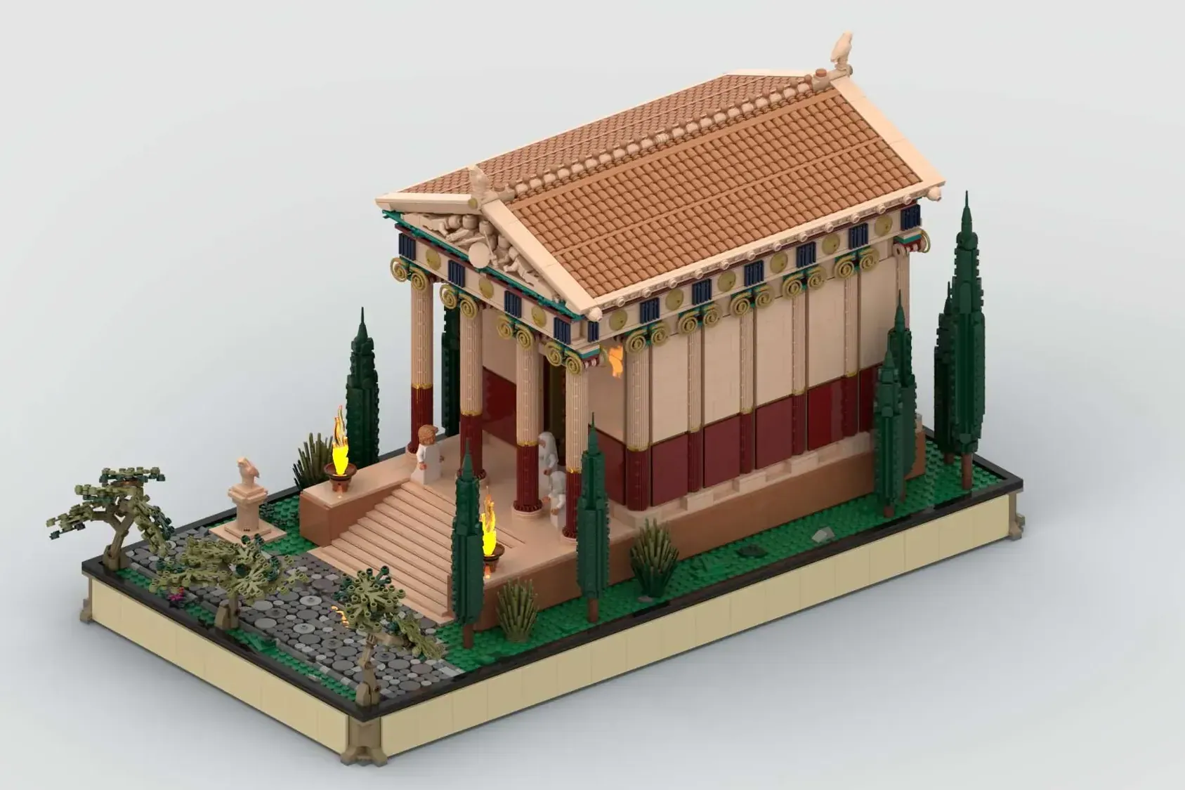 Greek Temple - Temple of Athena Promachos | LEGO® Ideas