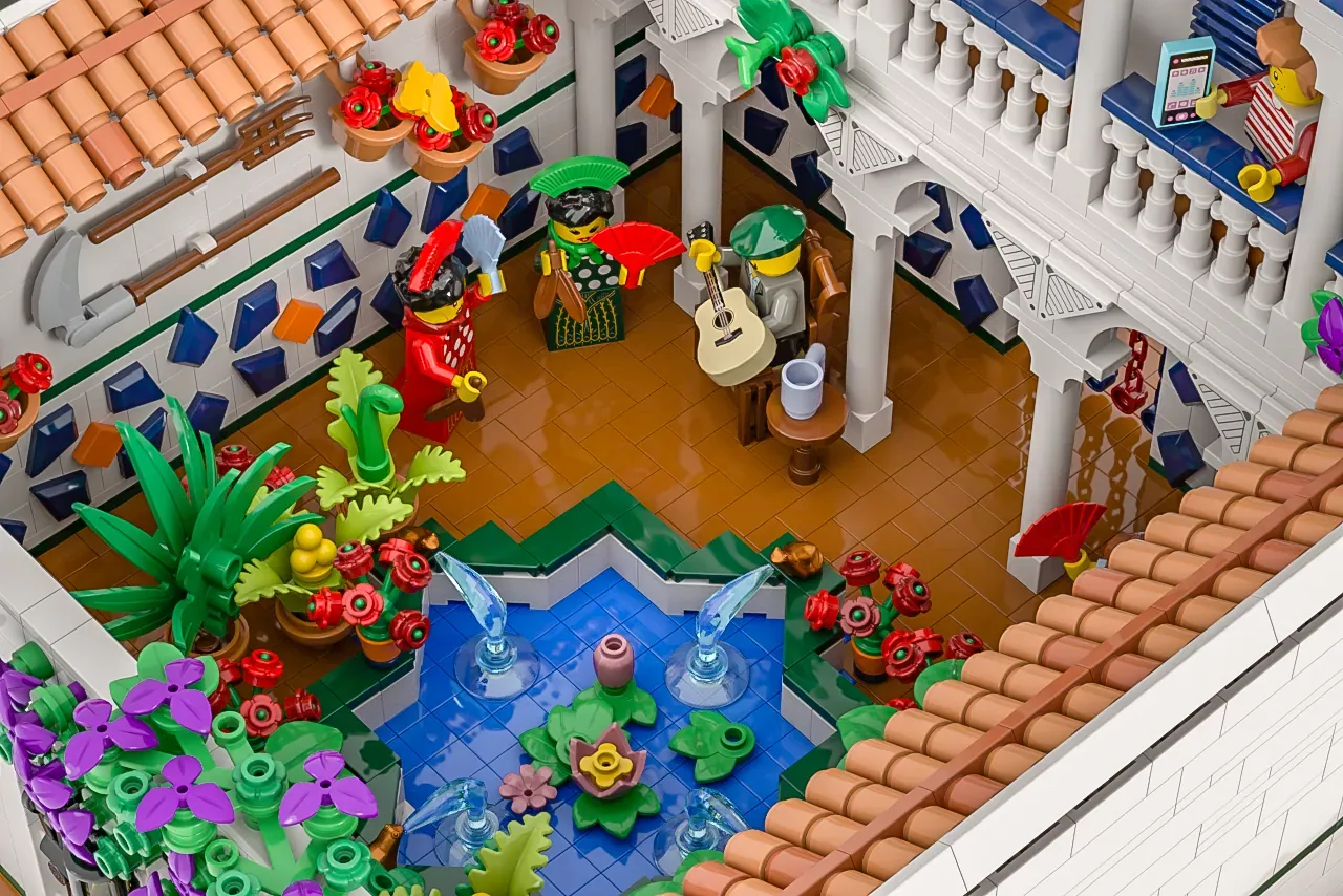 Andalusian Patio: The Flamenco Dancers. | LEGO® Ideas