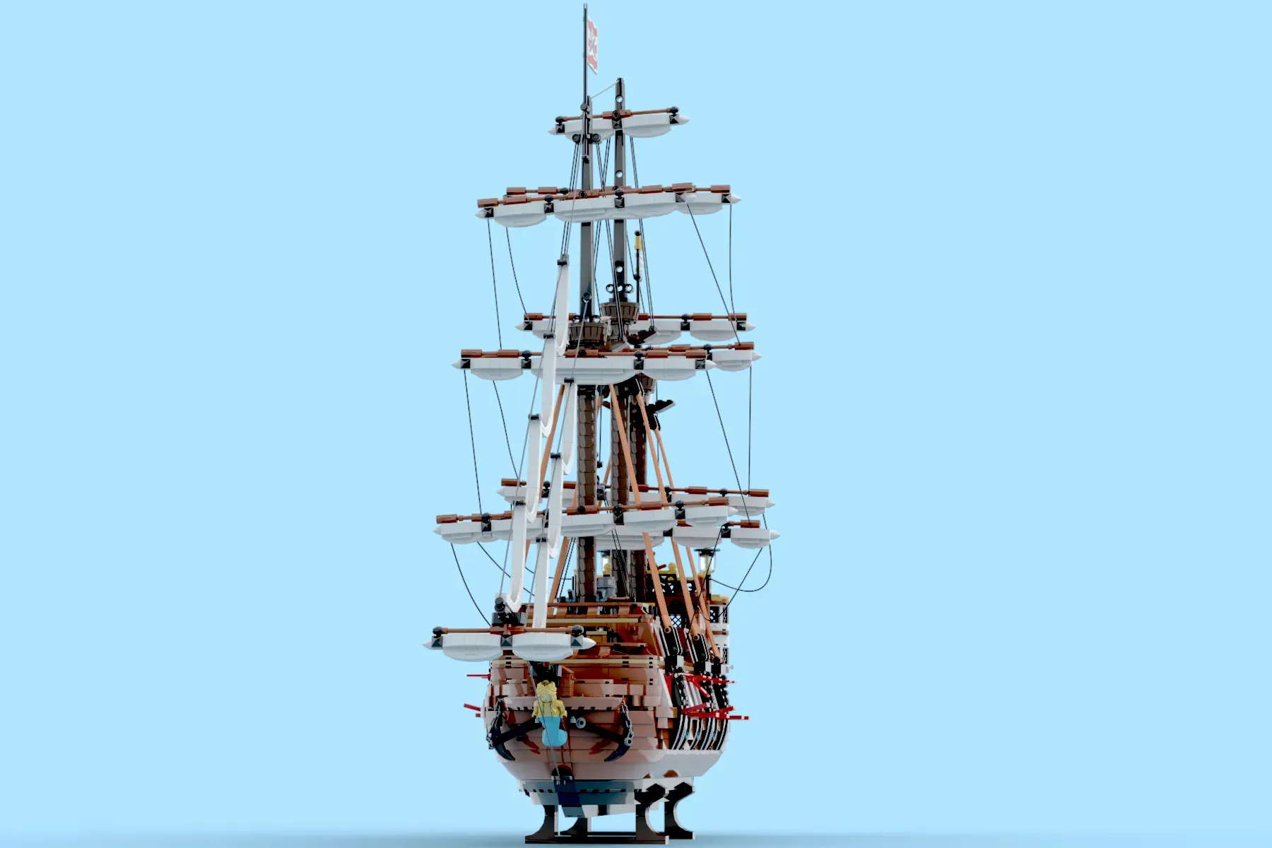 Model of a 16th Century Merchant Vessel | LEGO® Ideas