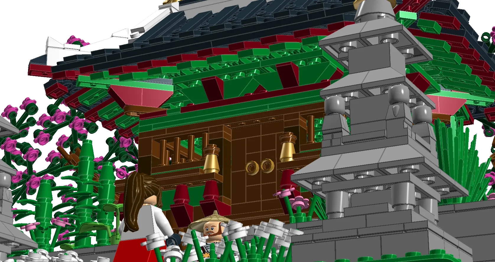 Cherryblossom Temple | LEGO® Ideas