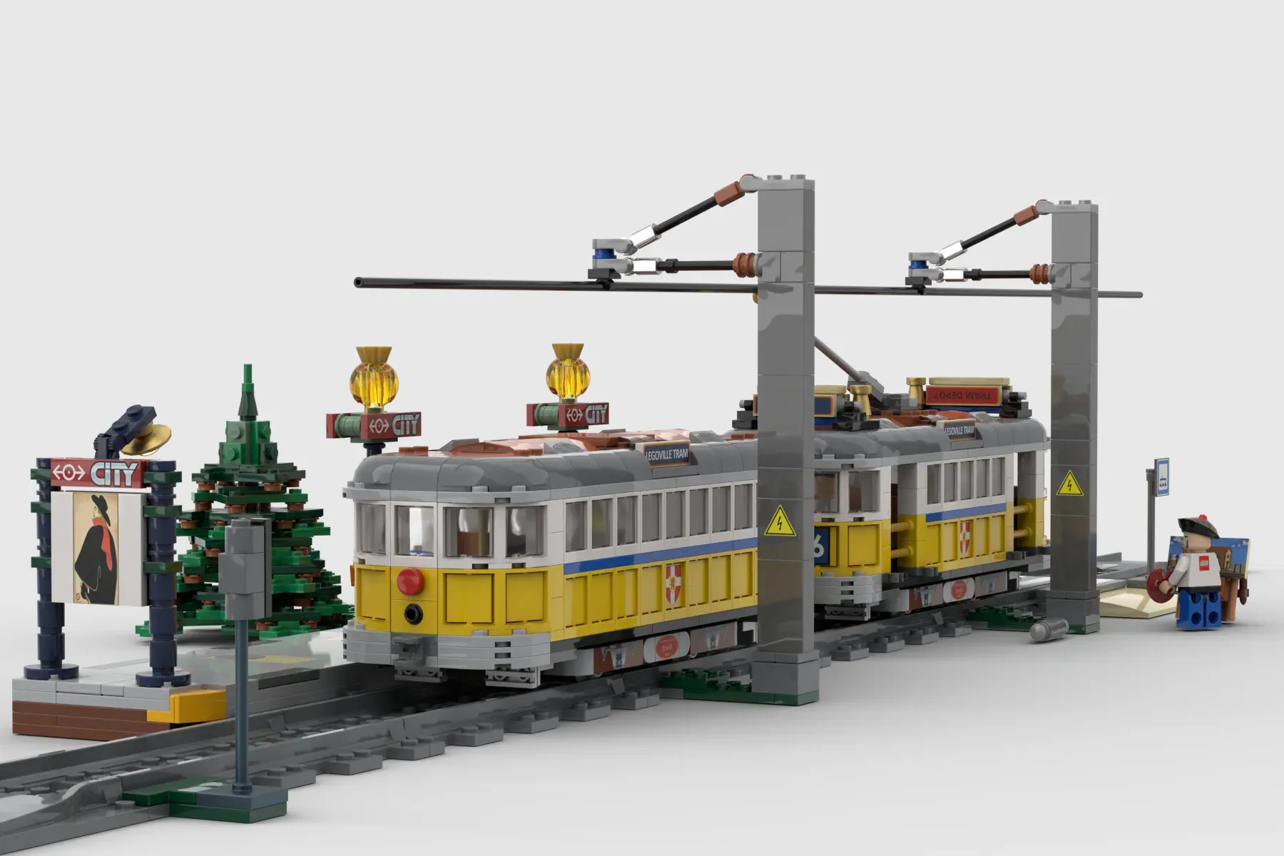 Tram With Trailer | LEGO® Ideas