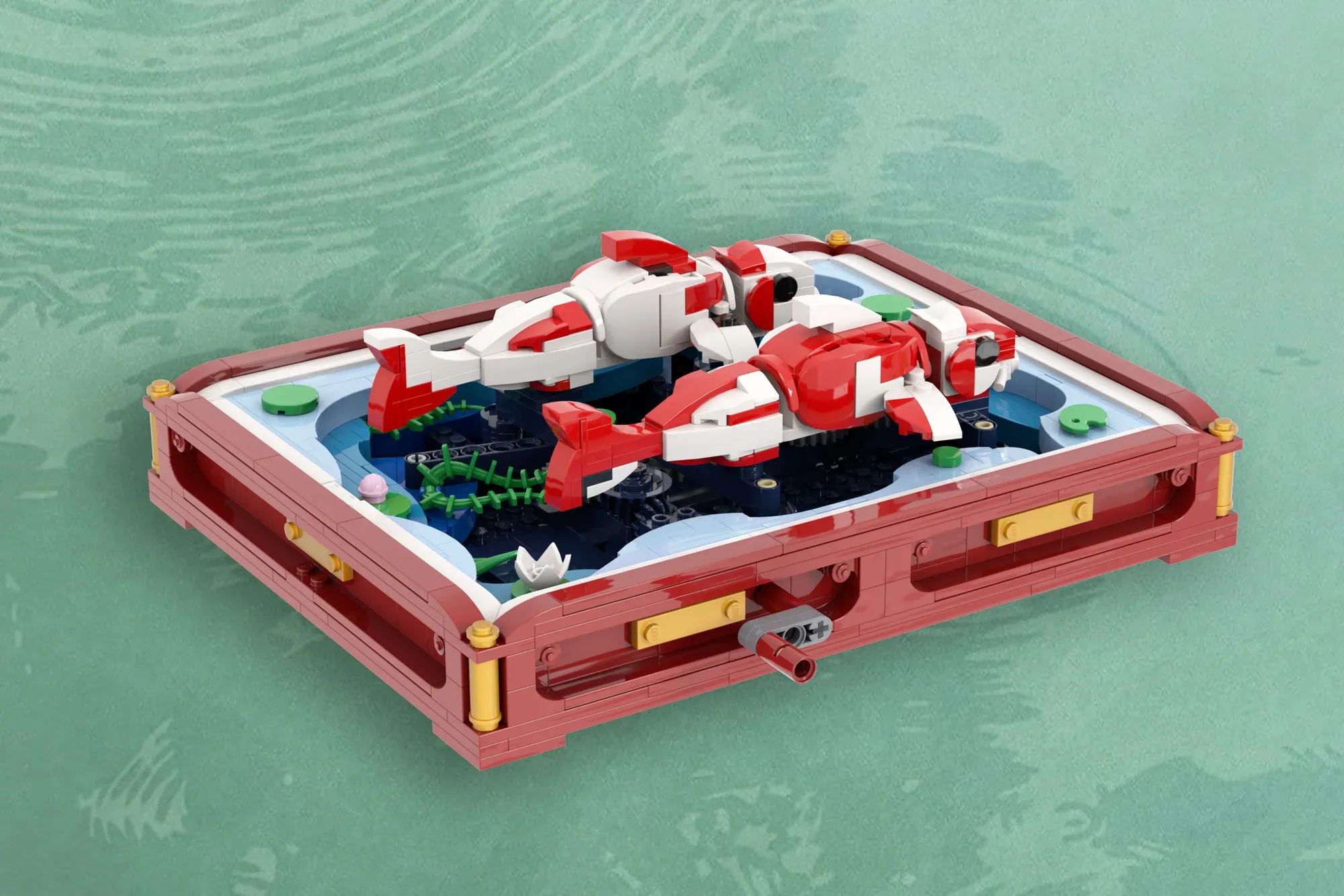 Koi Splashing in Water | LEGO® Ideas