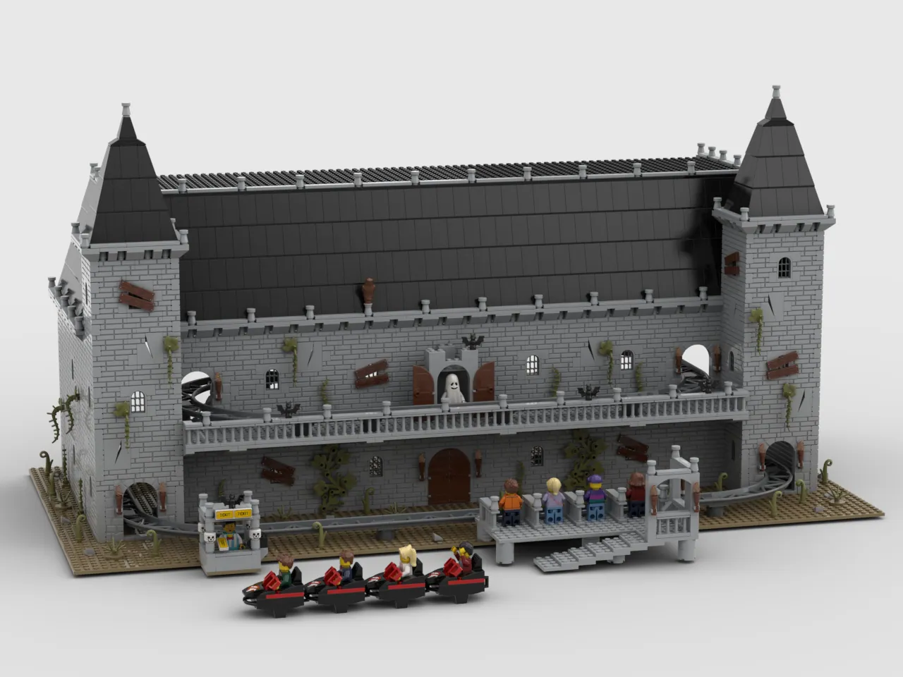 Haunted House Roller Coaster | LEGO® Ideas