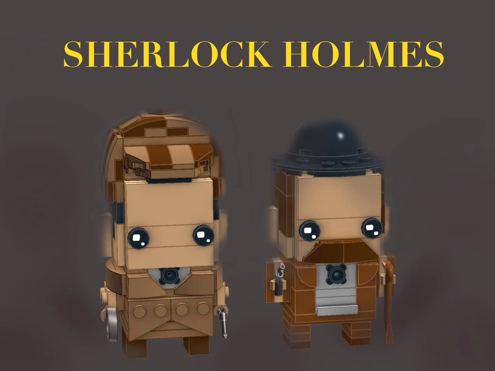Sherlock Holmes and Dr. Watson BrickHeadz | LEGO® Ideas