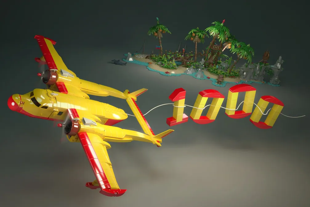 LEGO IDEAS - TaleSpin Seaduck Meeting Seagull