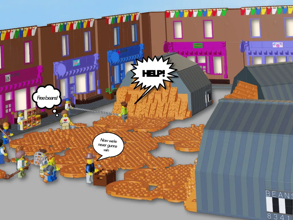 The Great Baked Bean Battle. | LEGO® Ideas