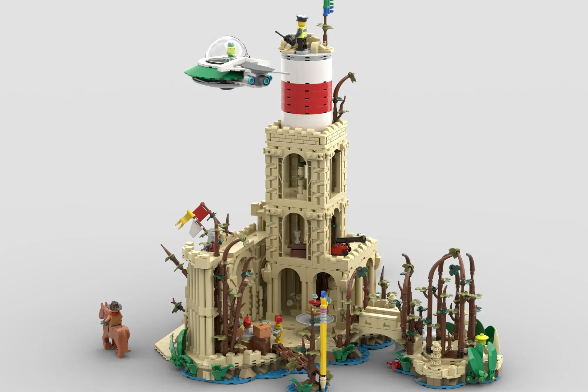 At the Beach Sandcastle | LEGO® Ideas