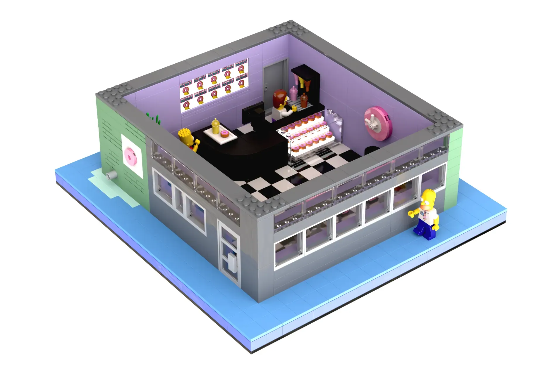 The Simpsons: Lard Lad Donuts | LEGO® Ideas