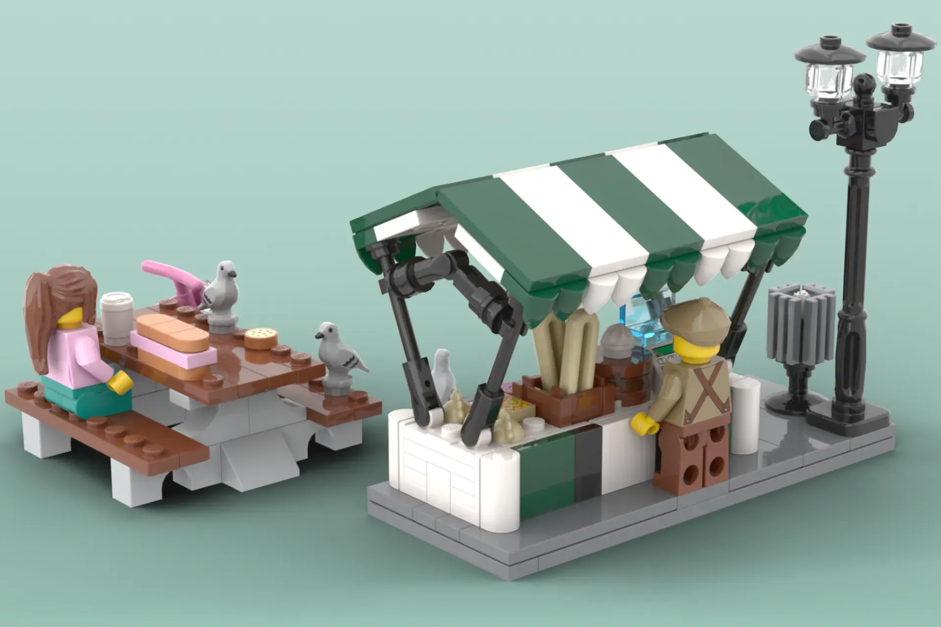 Farmers Market - Freshly Baked Goods Stall | LEGO® Ideas