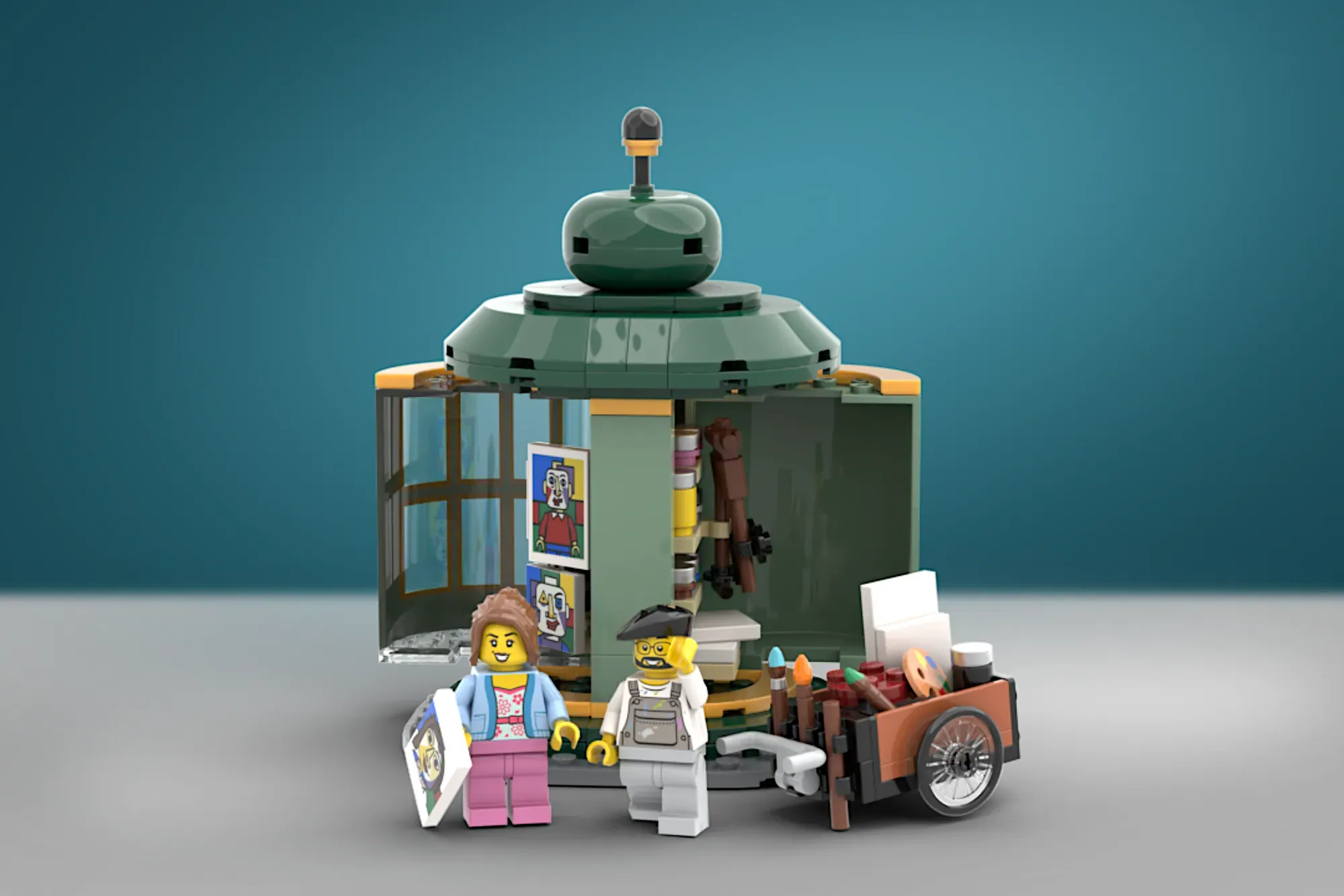 The Parisian Art Pavilion | LEGO® Ideas