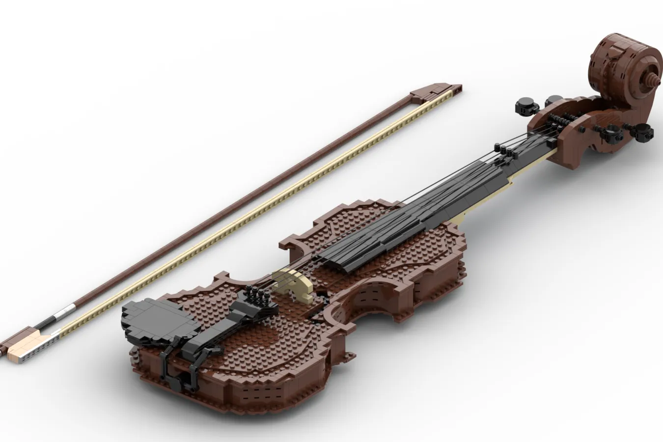 Life-Size Replica Violin | LEGO® Ideas