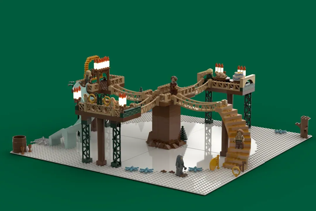Hobbit Winter Tree House Party | LEGO® Ideas
