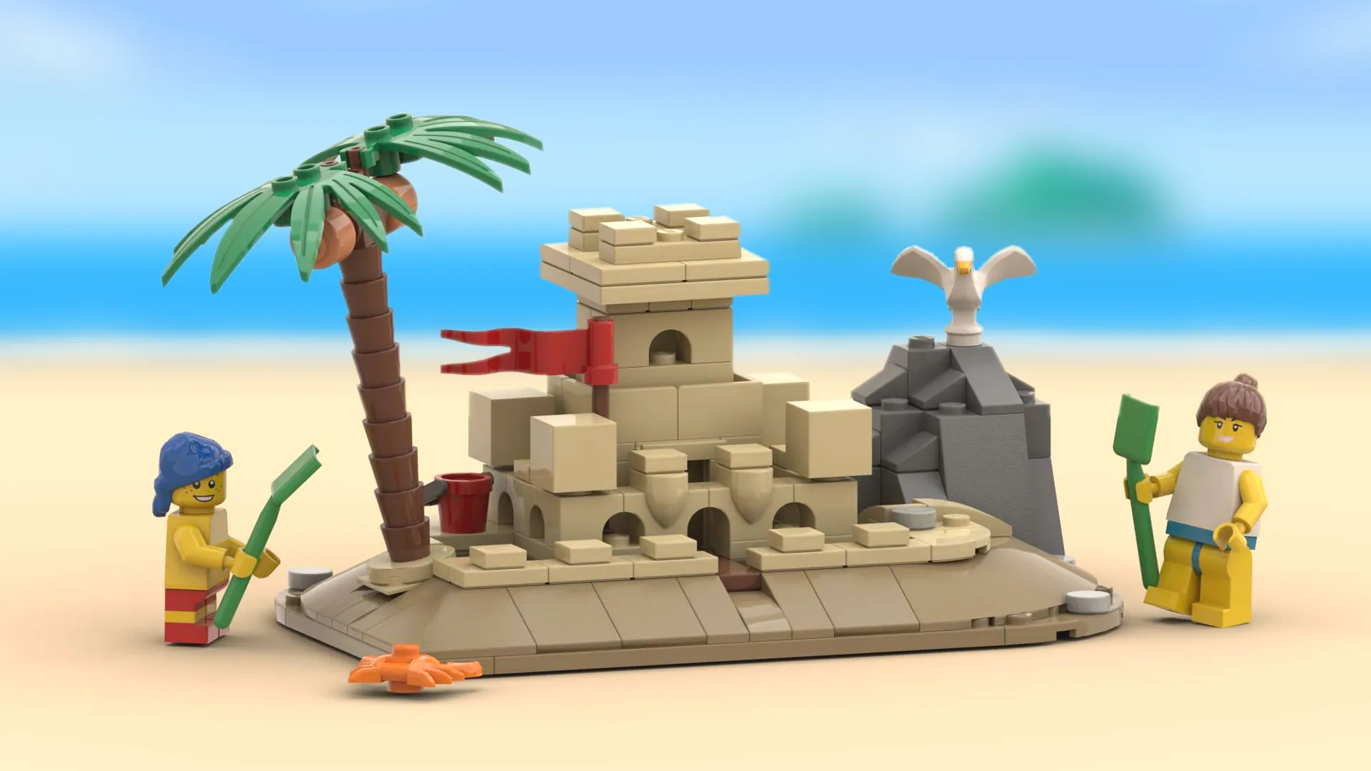 Big Sandcastle | LEGO® Ideas