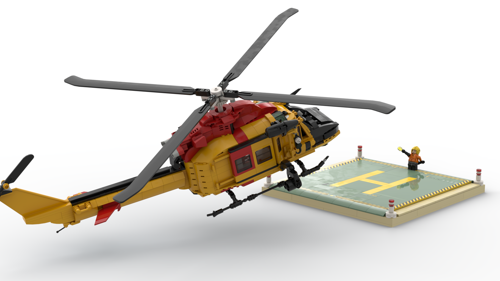 LEGO IDEAS - Bell CH-146 Griffon Canadian Search And Rescue Edition.
