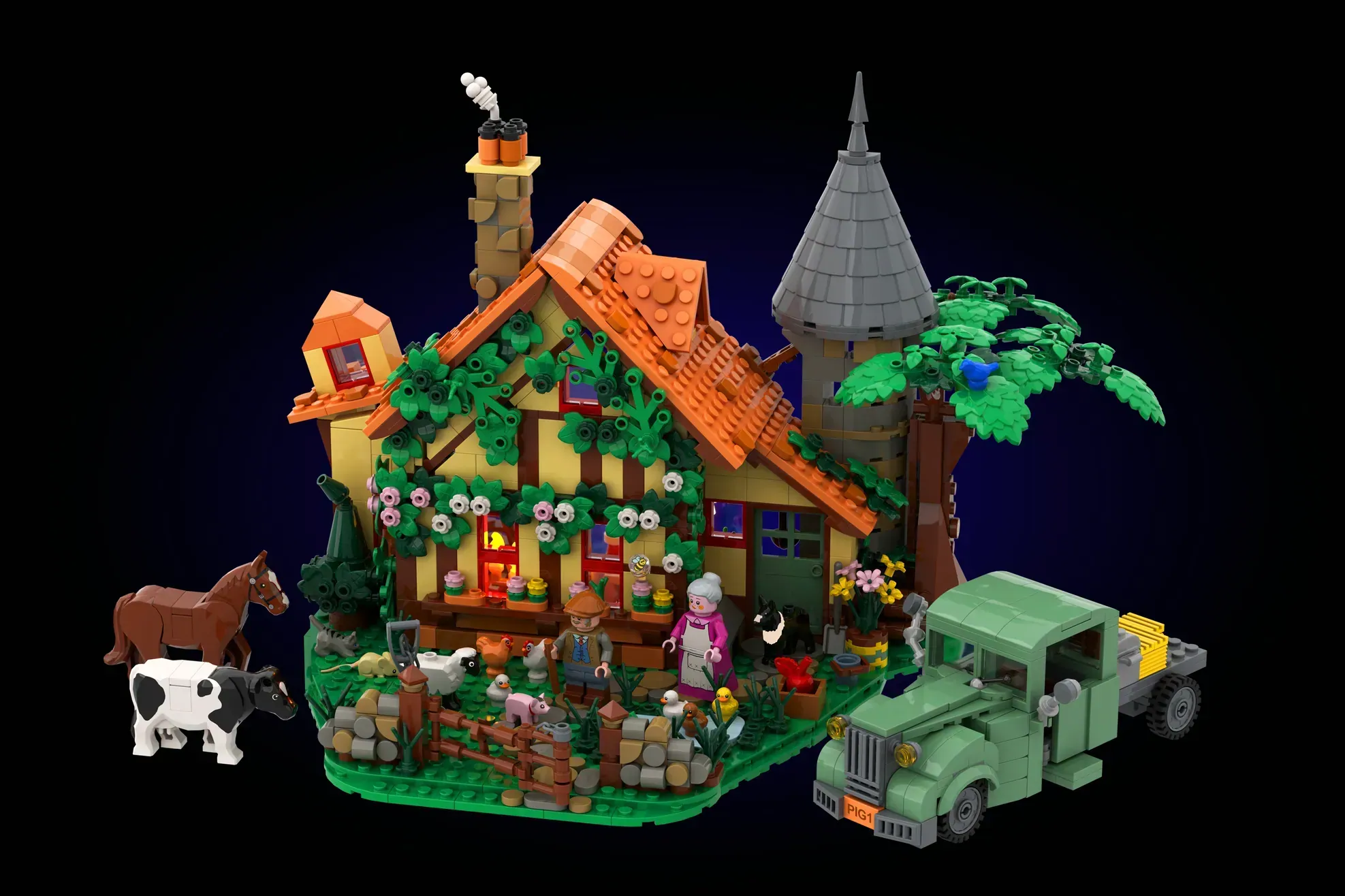 Babe the Sheep Pig's Farm Cottage | LEGO® Ideas