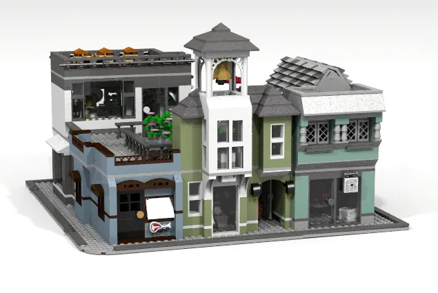 Brickley Hall Square | LEGO® Ideas