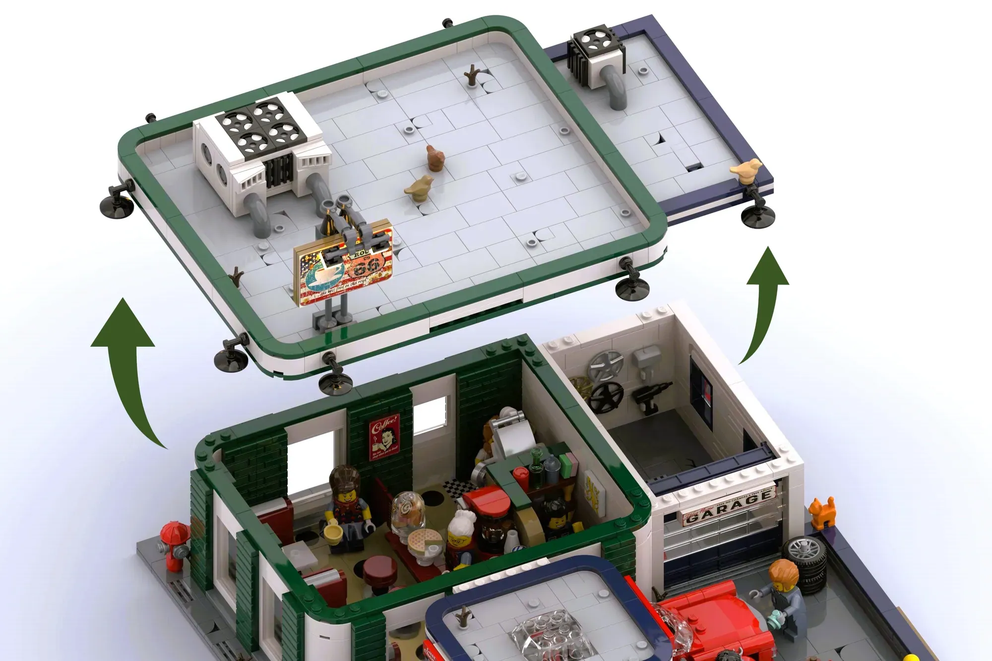 Route 66 - Gas & Service Station | LEGO® Ideas