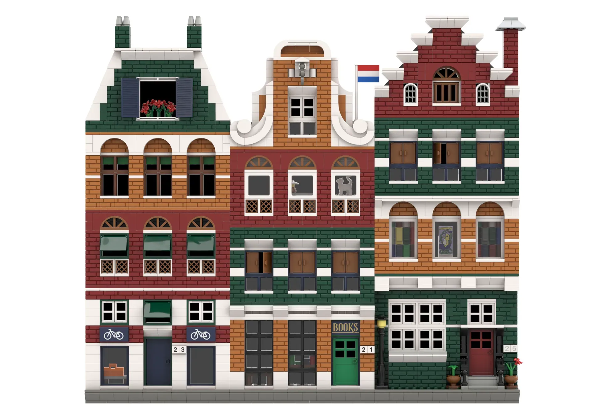Modular Dutch Facades | LEGO® Ideas