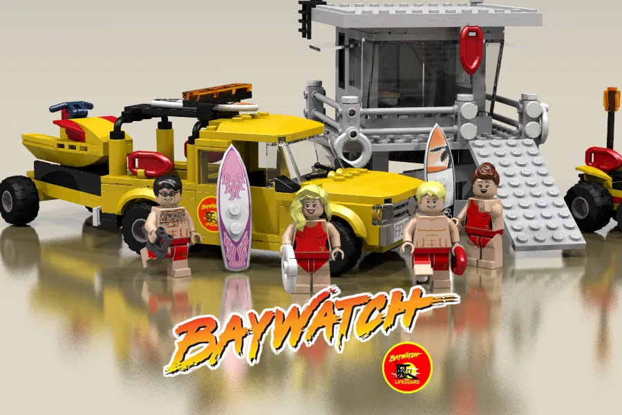 Baywatch - Lifeguards (Pickup, Quad, Jetski, Tower and the Crew) | LEGO ...