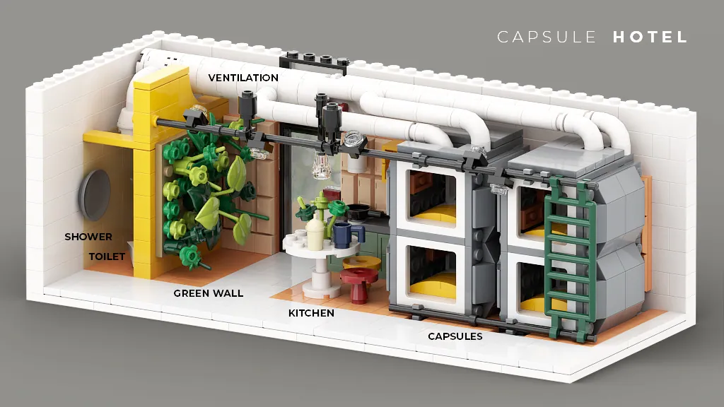 CAPSULE HOTEL | LEGO® Ideas
