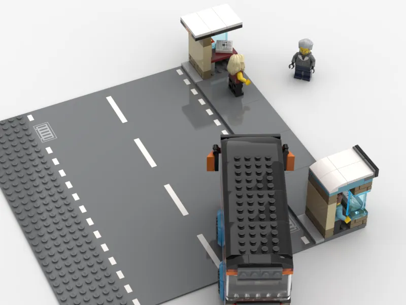 Bus Stop for Street Baseplates | LEGO® Ideas
