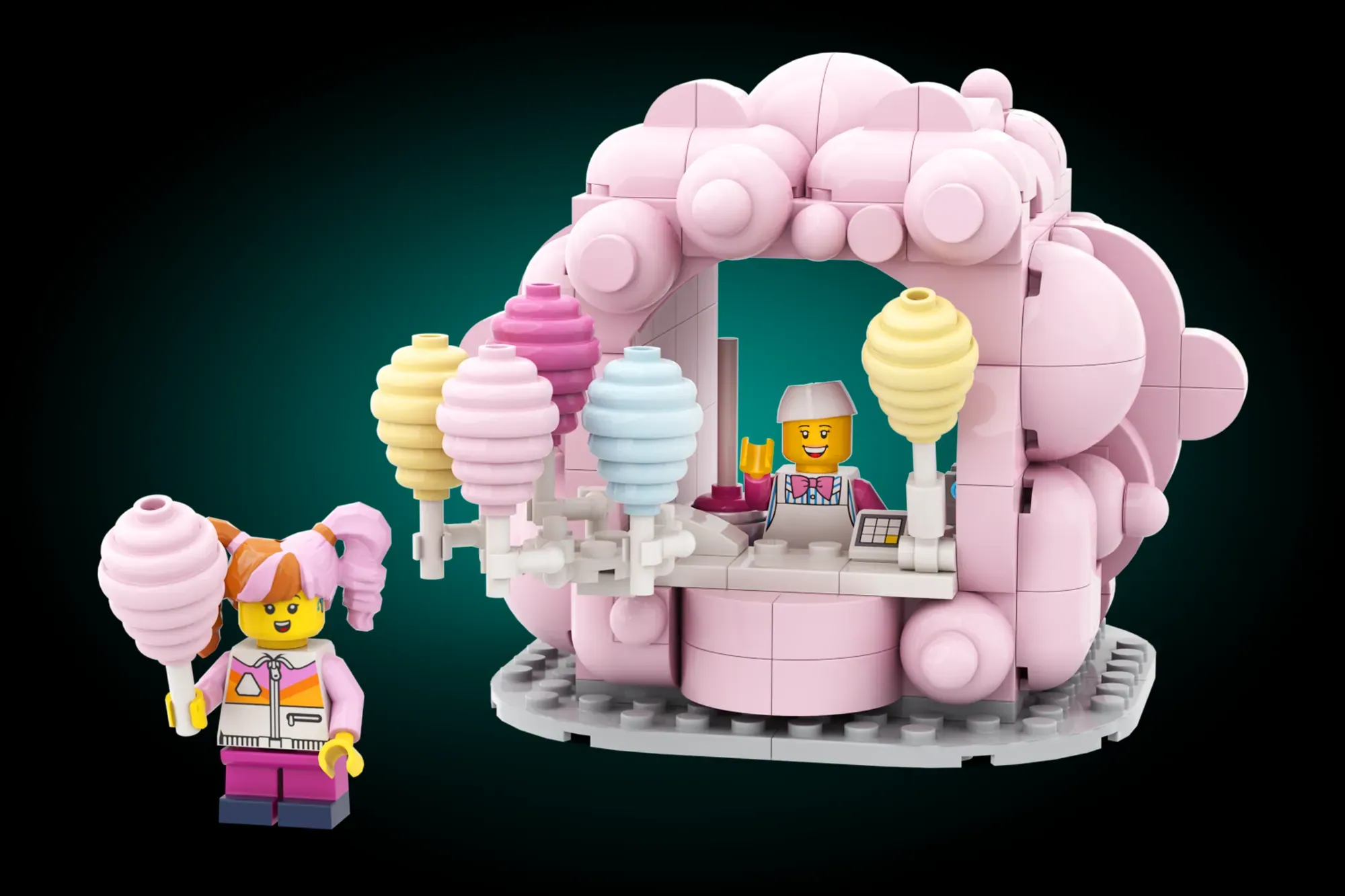 Cotton Candy Stall | LEGO® Ideas