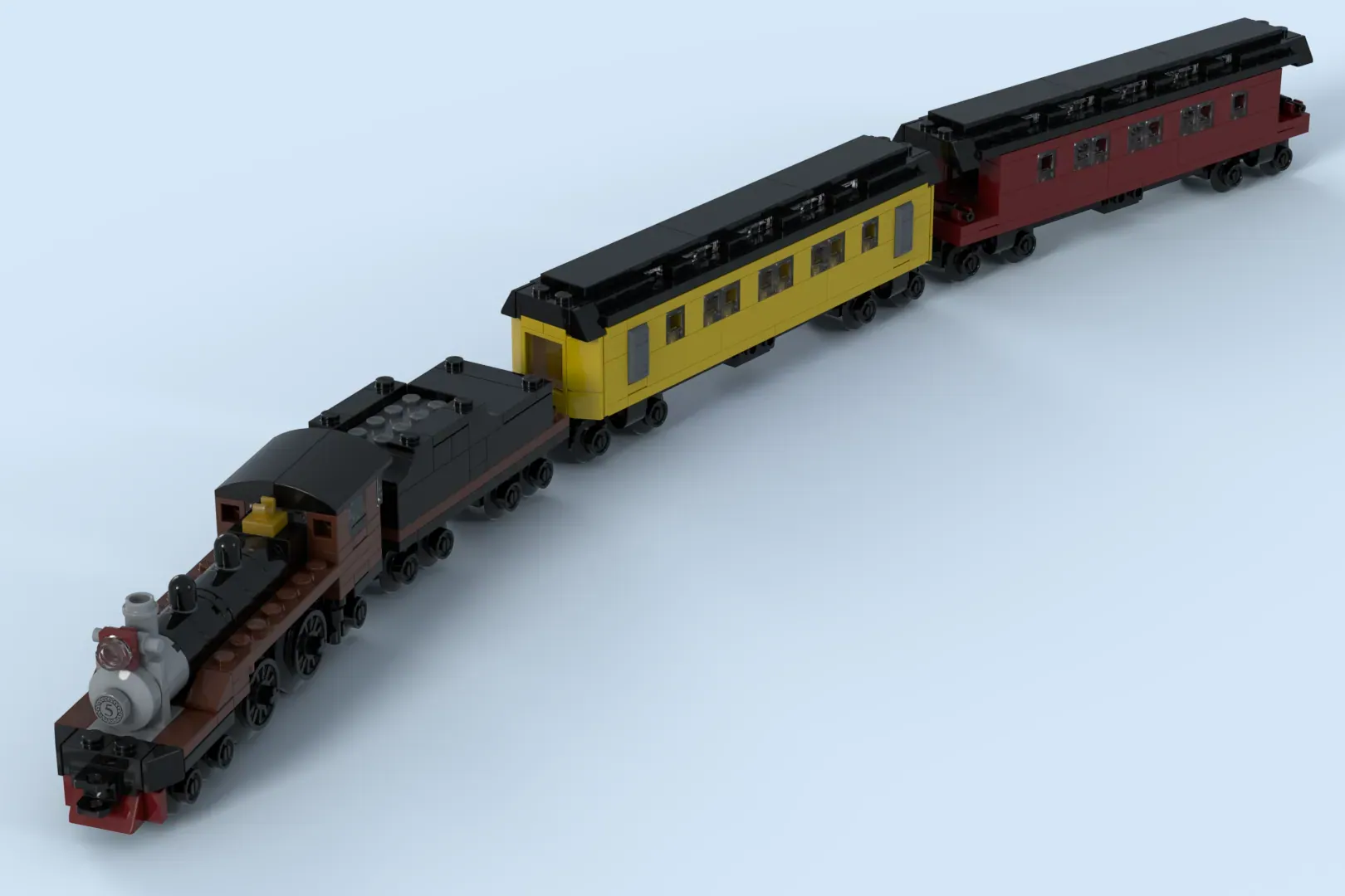 Miniature Steam-Passenger Excursion Train | LEGO® Ideas