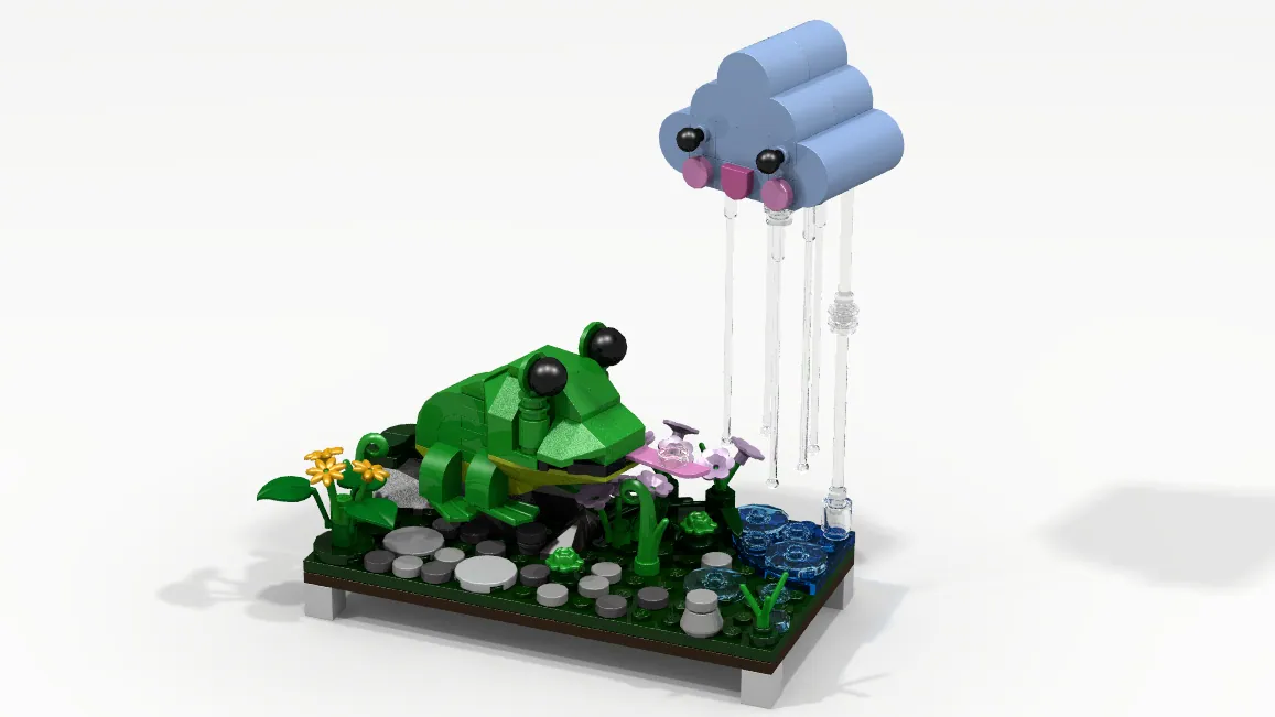 Nature: Catching Raindrops | LEGO® Ideas