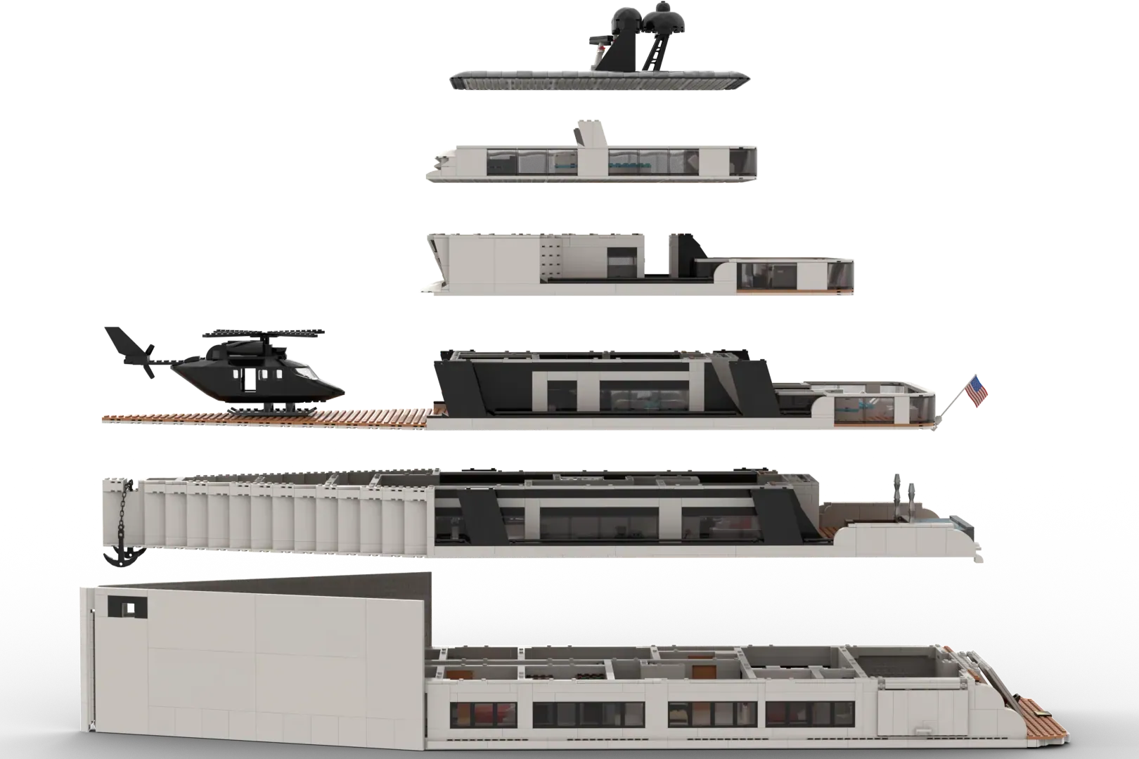 Mega Yacht | LEGO® Ideas