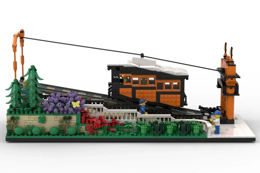 Lego City Funicular Inspired by Angels Flight Railway - Los Angeles ...