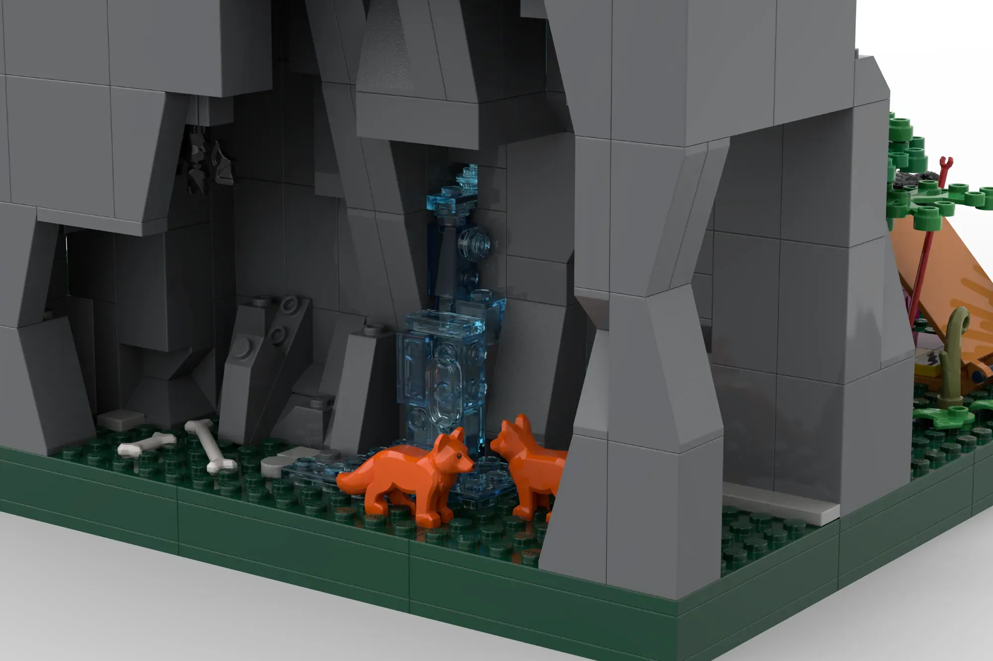 Hidden Waterfall Camp | LEGO® Ideas